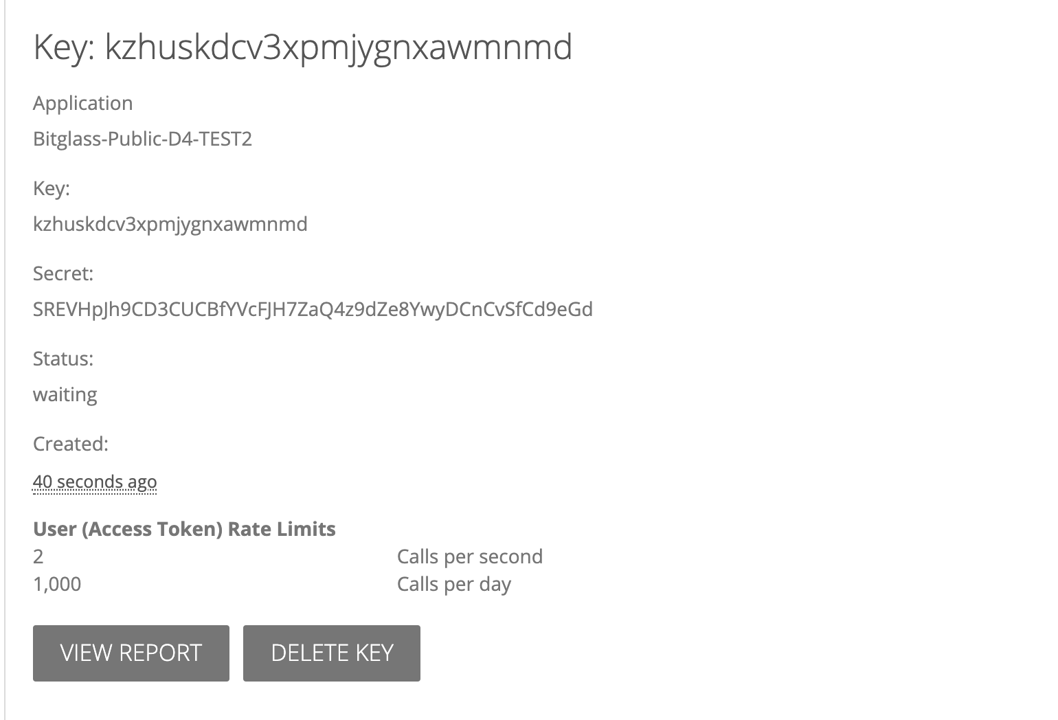 Creating Egnyte developer account and API key